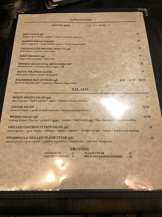 This menu reads like a love letter to comfort food with a sophisticated twist. Spoiler alert: the Smoked Mac & Cheese is the protagonist in this delicious story.