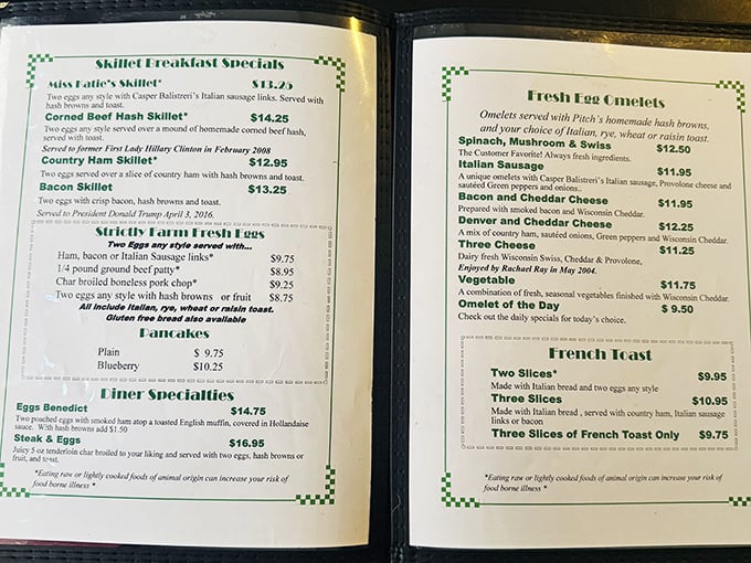 A menu that doesn't need spell-check or fancy fonts to impress&mdash;just honest food at honest prices that would make your grandmother nod in approval.