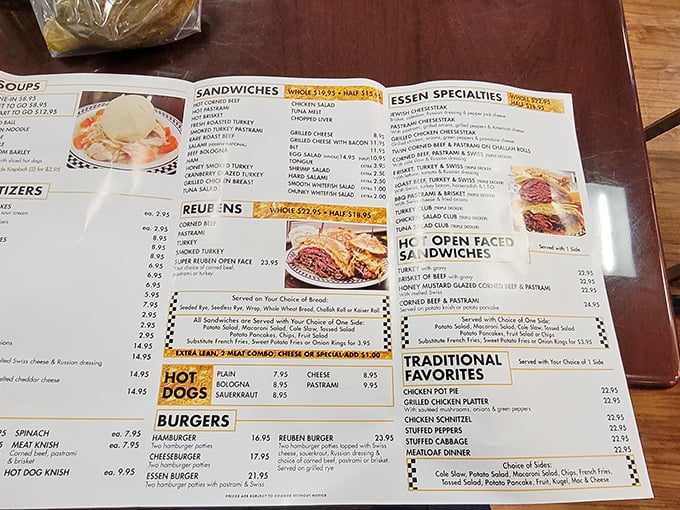 Decisions, decisions! This menu is like a roadmap to flavor town, with each option more tempting than the last.