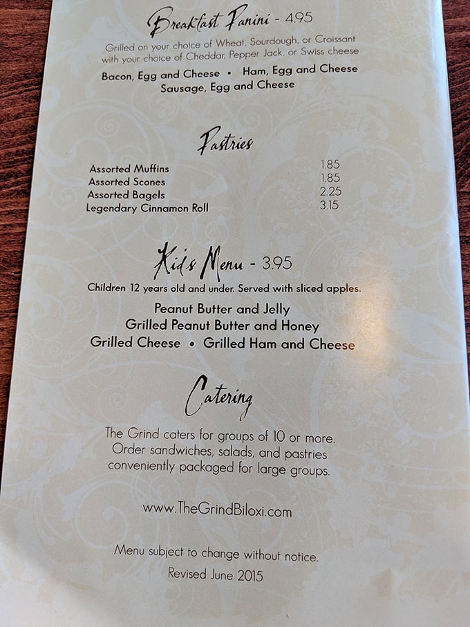 Behold, the menu of dreams! From breakfast paninis to legendary cinnamon rolls, this isn't just a menu &ndash; it's a roadmap to flavor town. Buckle up, folks!