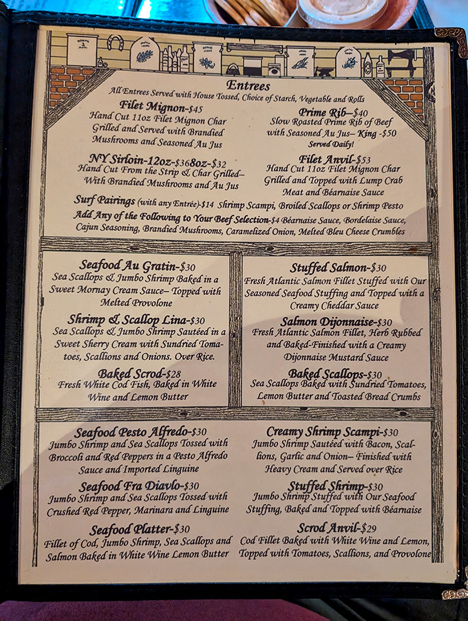 A menu that reads like a love letter to meat lovers. Choosing just one dish? Now that's the real challenge!