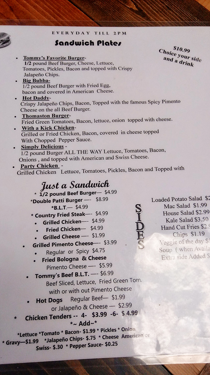 This menu is a treasure map of deliciousness. X marks the spot for flavor gold, and every dish is a winner.