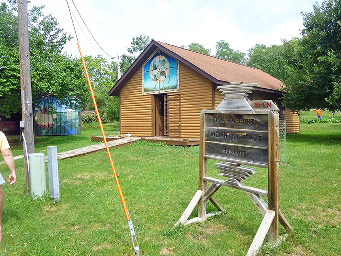 Is that a birdhouse or a tiny museum? This quaint cabin holds more stories than your grandpa after his third glass of sweet tea.