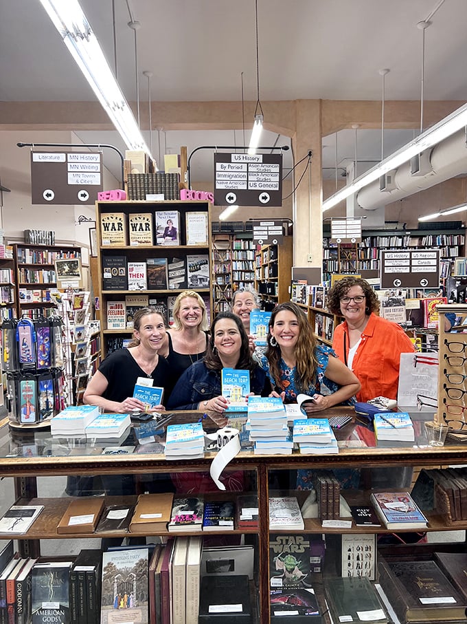 A gathering of book lovers? Or a secret society planning world domination through literature? You decide!