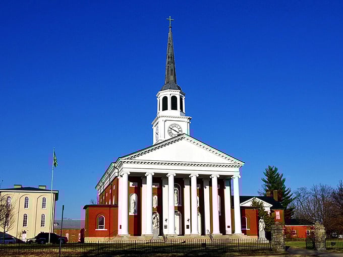 Holy architecture, Batman! St. Joseph Proto-Cathedral stands tall, a beacon of faith and impressive columns that would make the Romans jealous.