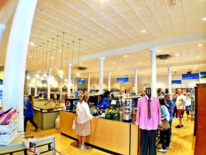 Ah, the nerve center of thrift store magic! Where friendly faces and cash registers turn your finds into take-home treasures.