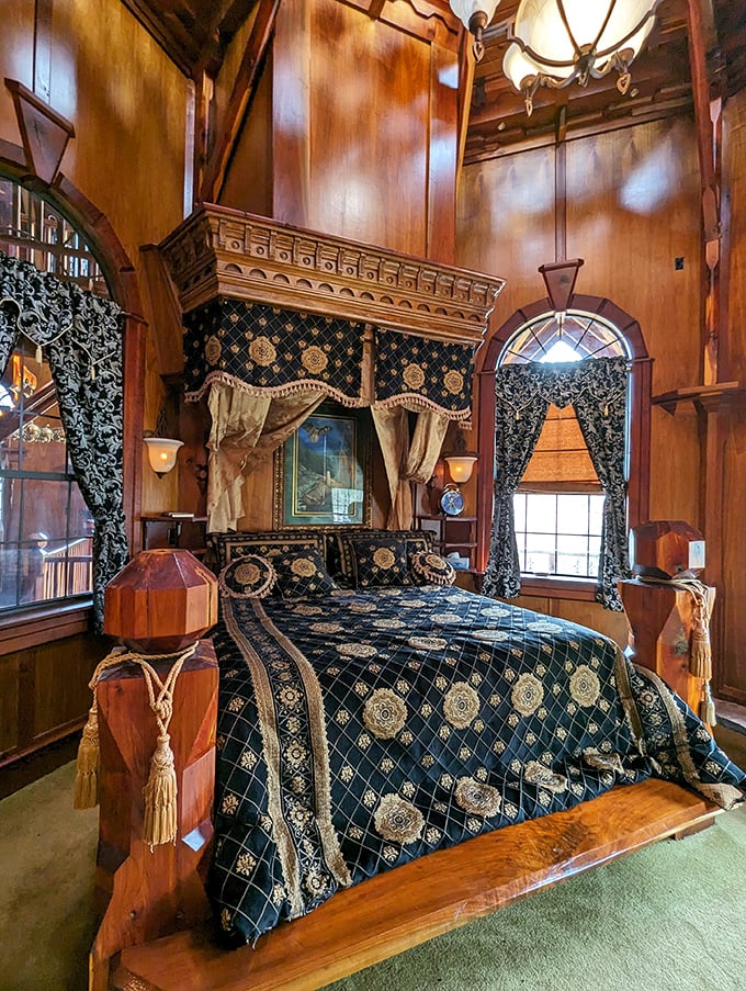 Sweet dreams are made of this. This regal bedroom would make even Sleeping Beauty jealous &ndash; just watch out for any stray spinning wheels!
