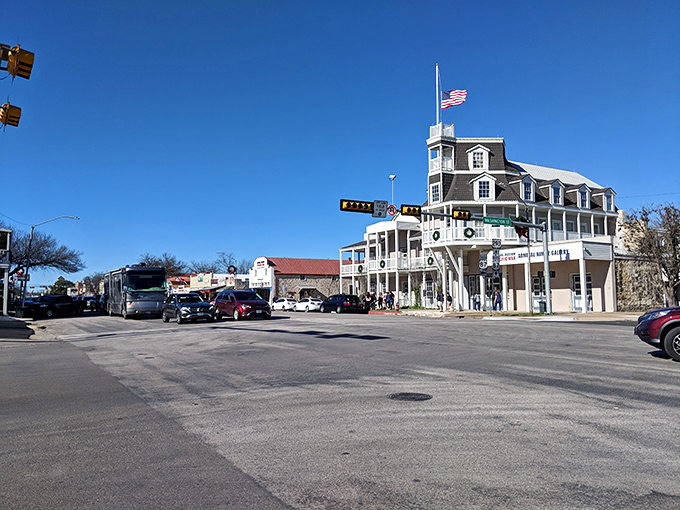 Downtown delights: Where the Wild West meets Wunderbar! Stroll these streets and you might just forget which continent you're on.