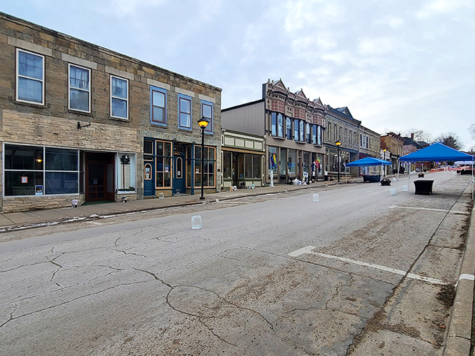 Imagine the stories these walls could tell! Downtown Mineral Point is like a history book come to life, with each building whispering tales of yesteryear.