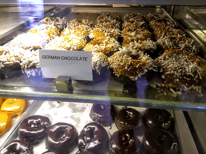 Coconut lovers, rejoice! These German chocolate donuts are like a Black Forest vacation for your taste buds.