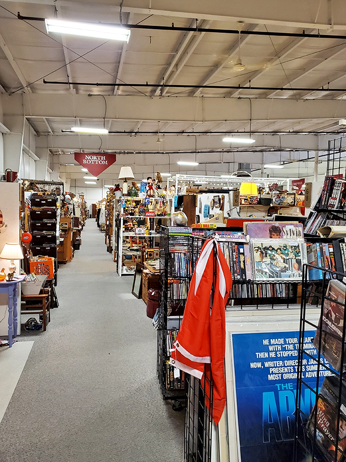 Behold, the Tetris game of antiques! Every nook and cranny is filled with treasures, making Marie Kondo's worst nightmare a collector's dream.