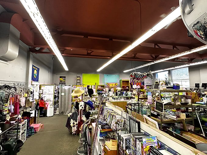 Welcome to the land of misfit treasures. It's like your grandma's attic exploded, but in the best possible way.