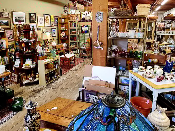 Imagine if your grandma's attic had a love child with a museum. That's what you're stepping into here, folks. Prepare for sensory overload!