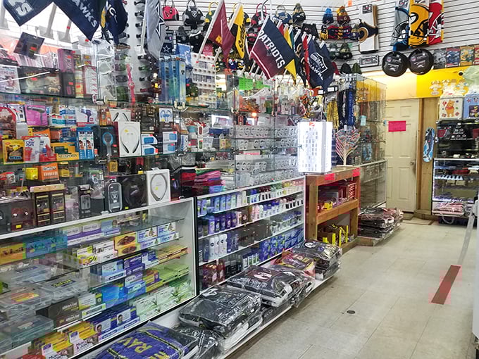 Step inside and prepare for sensory overload—aisles packed with everything from sports memorabilia to electronics, all at prices that'll make your wallet smile.