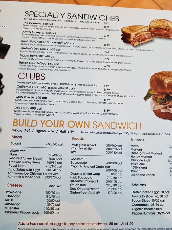 Decisions, decisions! This menu is like a choose-your-own-adventure book, but every ending is delicious.