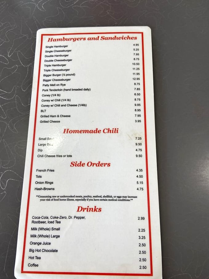 Decisions, decisions! This menu's a greatest hits album of comfort food classics. Time to choose your own culinary adventure!