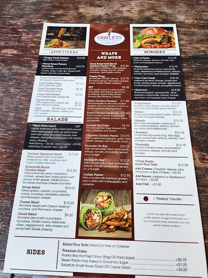 Menu, oh menu, on the wall, who's the fairest burger of them all? Spoiler: They're all contenders.