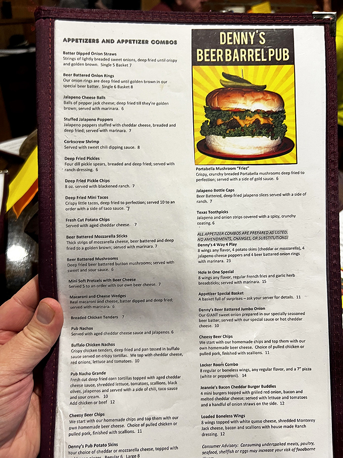 "Choose your own food adventure!" This menu is like a roadmap to delicious excess, with appetizers that could be meals themselves.