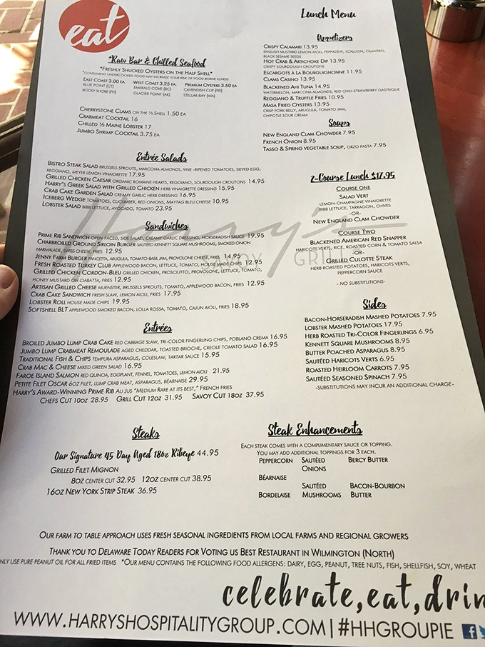 This menu isn't just a list, it's a roadmap to deliciousness. Warning: May cause spontaneous drooling and decision paralysis.