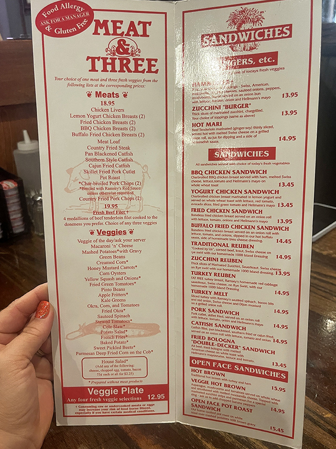 Decisions, decisions! This menu is like a greatest hits album of comfort food classics. Better loosen that belt &ndash; you're in for a treat!