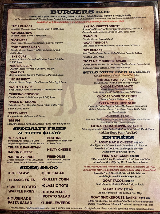 This menu isn't just a list; it's a choose-your-own-adventure novel where every chapter ends with a happy stomach.