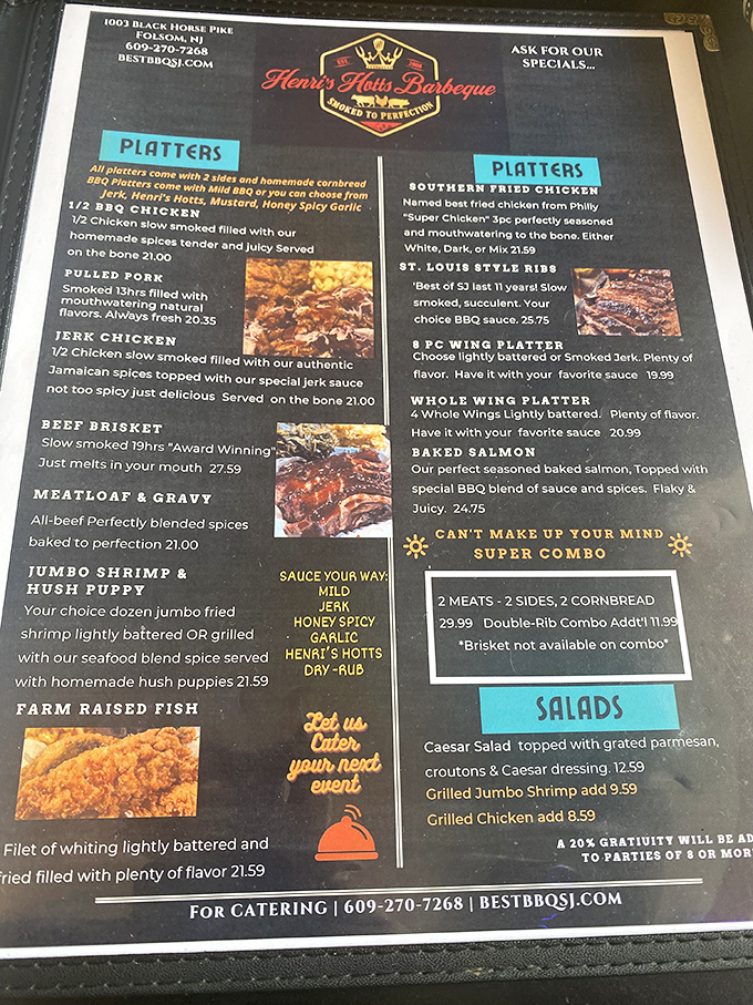 Decisions, decisions! This menu is like a choose-your-own-adventure book, where every path leads to flavor town. Better bring your eating pants!