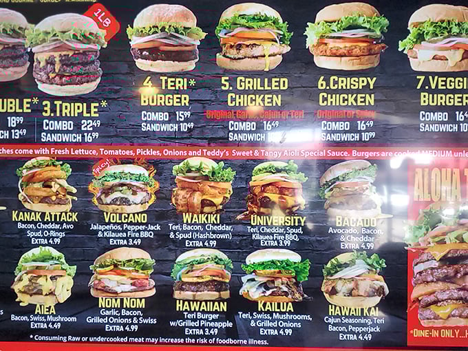 Decisions, decisions! This menu is like a choose-your-own-adventure book, but every ending is delicious.