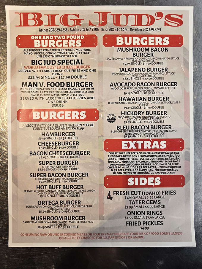 Decisions, decisions! This menu is like a choose-your-own-adventure book, where every path leads to delicious.