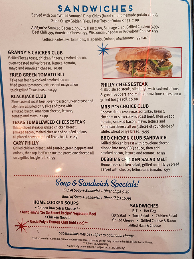 Menu or roadmap to culinary bliss? With options like these, you might need a few visits to navigate this delicious terrain.