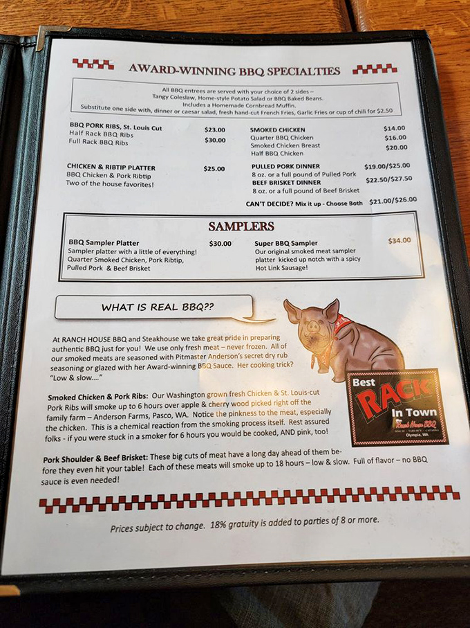 Decisions, decisions! This menu is like a choose-your-own-adventure book, but every ending is delicious.