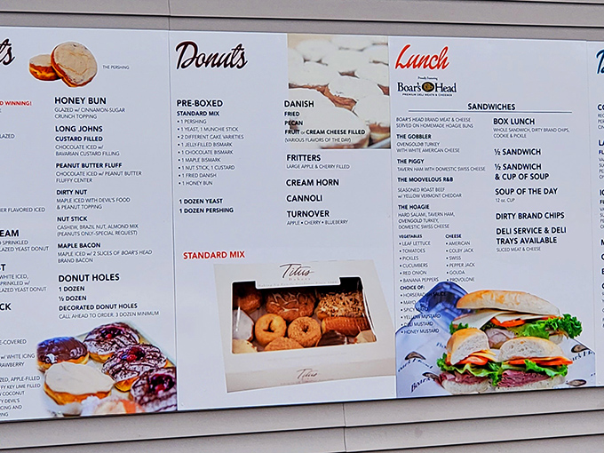 Decisions, decisions! This menu board is like a choose-your-own-adventure book, where every choice leads to delicious happiness.