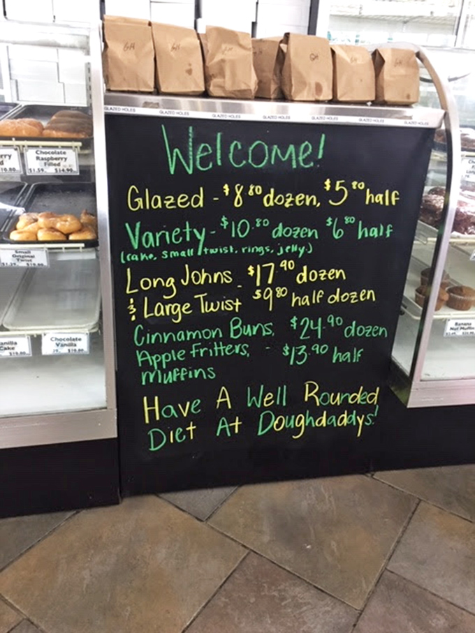 Behold, the menu of dreams! With prices that won't break the bank, you can afford to have your cake donut and eat it too.