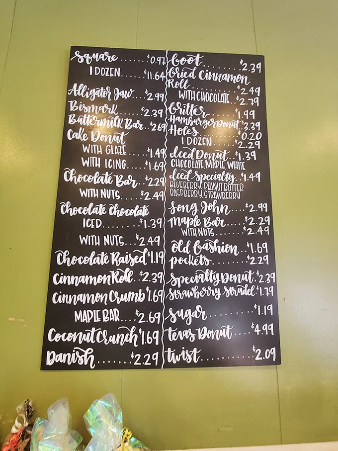 Decisions, decisions... This menu is like a treasure map for your taste buds.