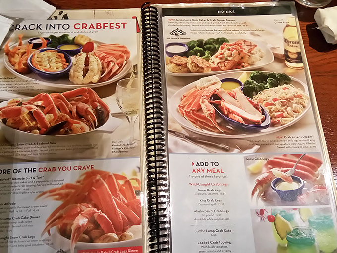 Dive into a menu that's more tempting than a siren's song. Crabfest? More like fab-fest!