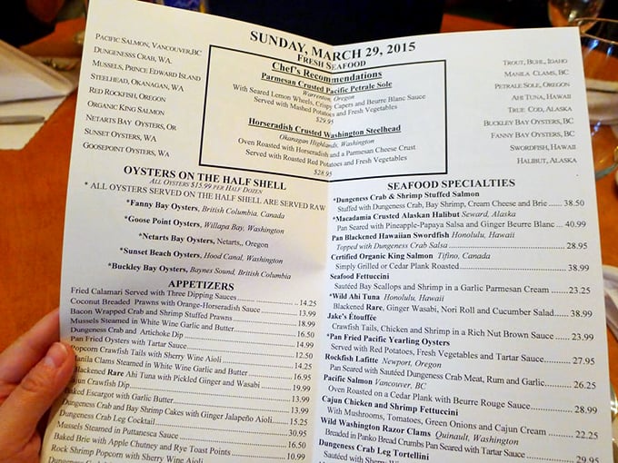 This menu's got more options than a Netflix queue. Prepare for some delicious decision paralysis!