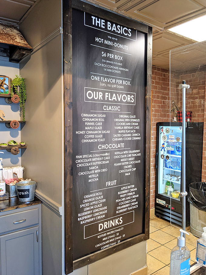 Decisions, decisions! This menu board is like a roadmap to flavor paradise. Pro tip: Try them all. You're welcome.