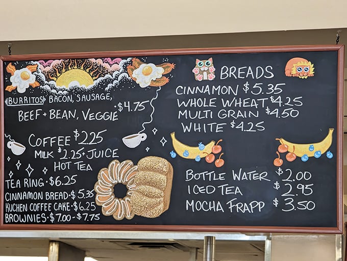 Decisions, decisions! This chalkboard menu is a roadmap to flavor town, with options to satisfy every craving.