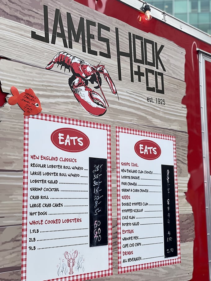 Decisions, decisions! This menu is like a greatest hits album of New England seafood. Warning: May cause spontaneous drooling.