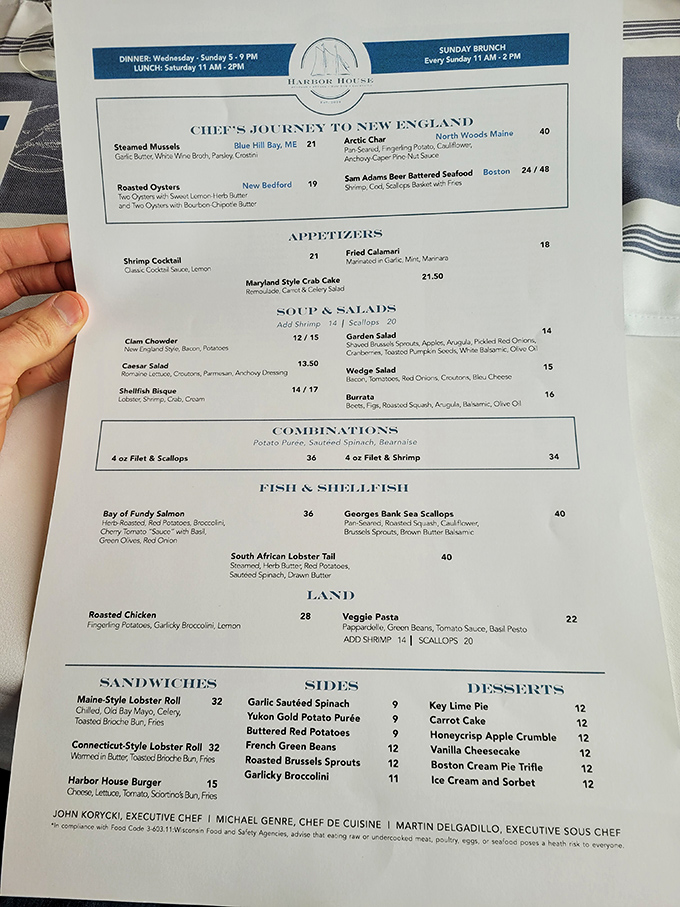 Menu, oh menu, what treasures do you hold? A gastronomic map charting a course through New England's finest flavors.