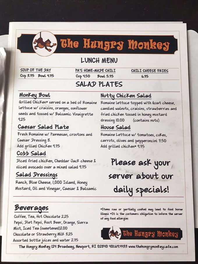 Menu, menu on the wall, who's the hungriest monkey of them all? This lunch lineup is so tempting, you might need a moment to compose yourself.
