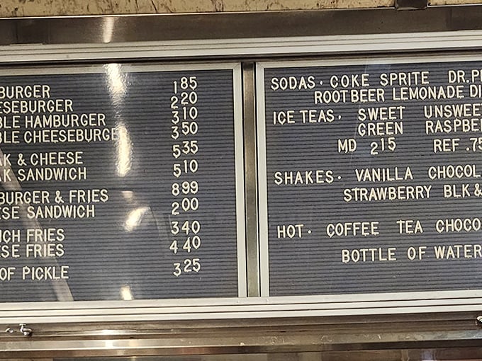 Simplicity is the ultimate sophistication. This menu board is a minimalist masterpiece that would make Marie Kondo proud and your wallet even happier.