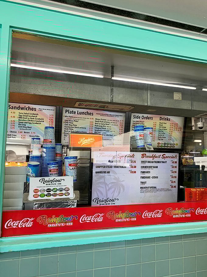 Decisions, decisions! This menu board is a treasure map of local delights. X marks the spot for deliciousness!