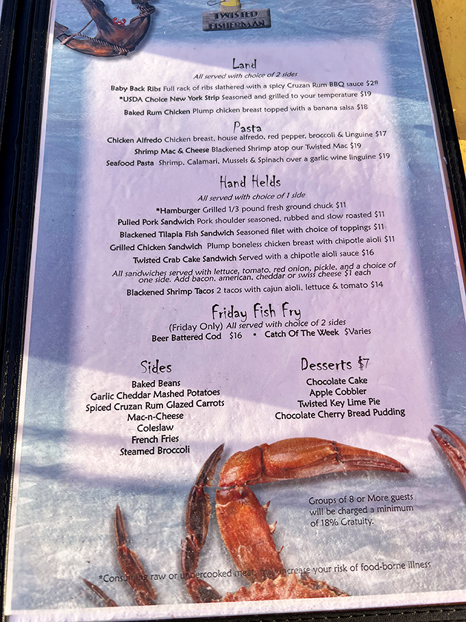 Ahoy, menu lovers! Prepare to set sail on a culinary adventure that'll have your taste buds doing the happy dance. From land to sea, there's treasure for every palate.