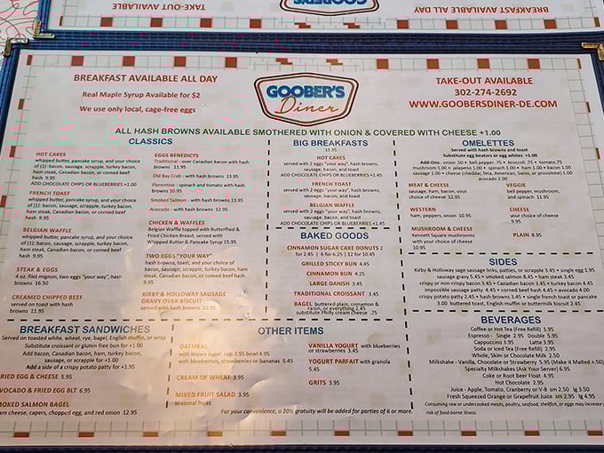Decisions, decisions! This menu's got more options than a choose-your-own-adventure book. Better bring your reading glasses and an empty stomach!