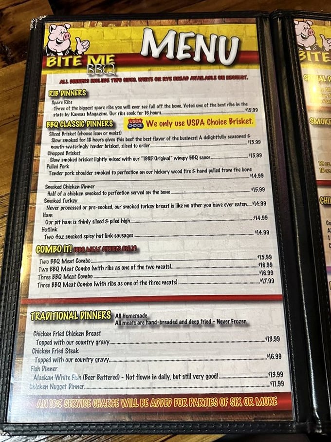 Decisions, decisions! This menu is like a roadmap to deliciousness, with options that'll make your taste buds do a happy dance.