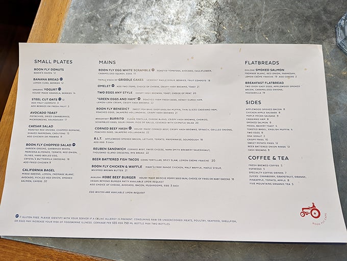 Decisions, decisions! This menu is like a greatest hits album of comfort food classics. Pro tip: Come hungry and bring your reading glasses.