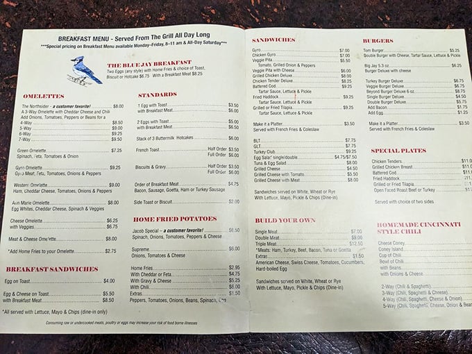 A menu that reads like a love letter to breakfast. Choosing is harder than solving a New York Times crossword!