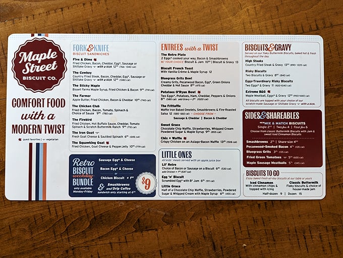 Behold, the menu of dreams! Each item promises a flavor adventure that'll make your taste buds do a happy dance.