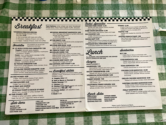 This menu is a roadmap to comfort food nirvana. Pro tip: Bring your reading glasses and an empty stomach &ndash; you'll need both!
