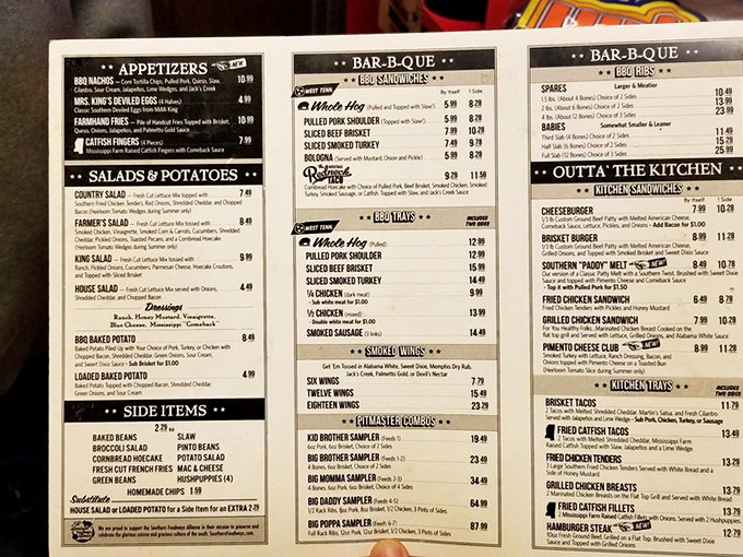 Decisions, decisions! This menu is like a choose-your-own-adventure book, but every ending involves a happy stomach and sauce-stained fingers.
